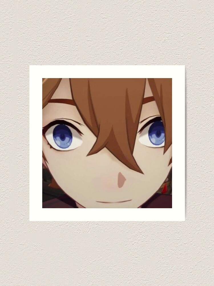 "Genshin Impact Tartaglia Childe Meme" Art Print for Sale by ...