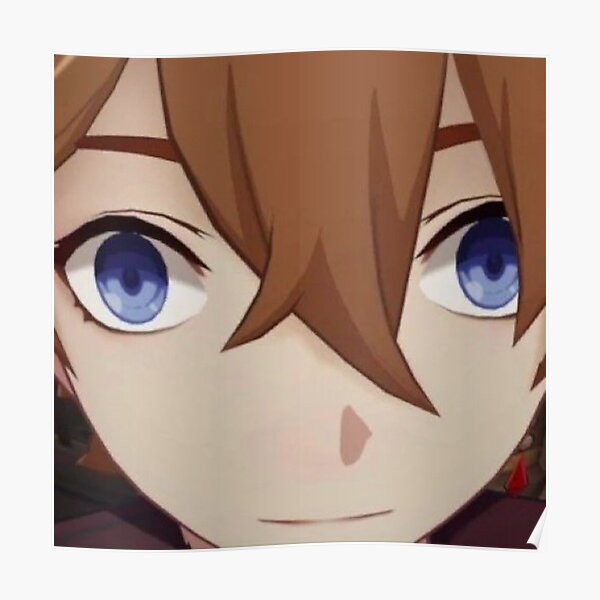 "Genshin Impact Tartaglia Childe Meme" Poster for Sale by ArtsyDecals ...