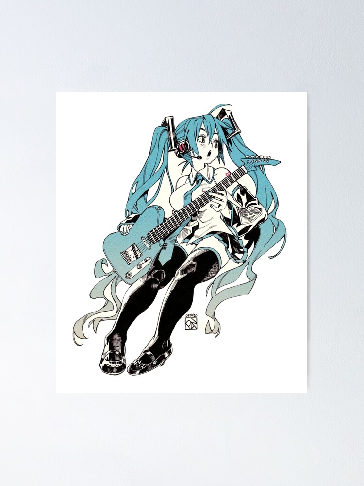 "Hatsune Miku CV01" Poster for Sale by Otaku-Area | Redbubble