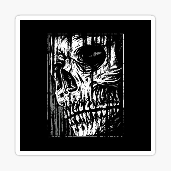 "Shadow Skull" Sticker for Sale by the-elmnt | Redbubble