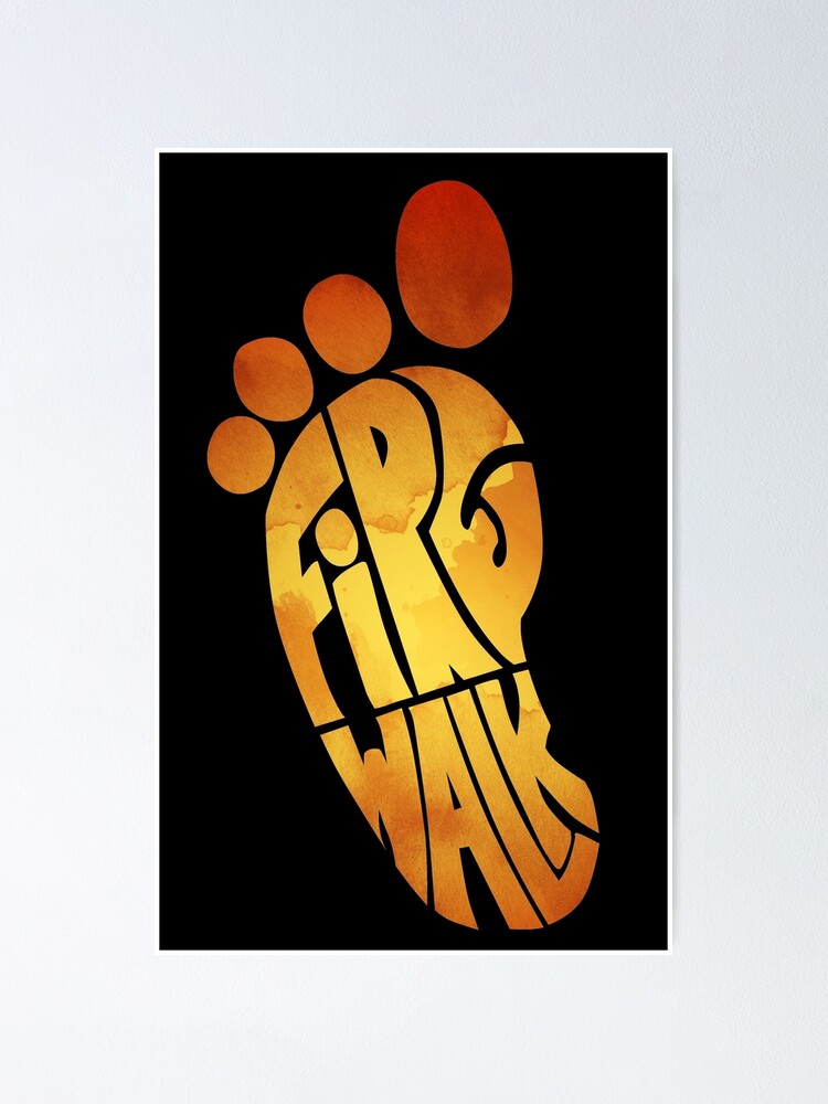 "FIREWALK " Poster by Grundelboy | Redbubble