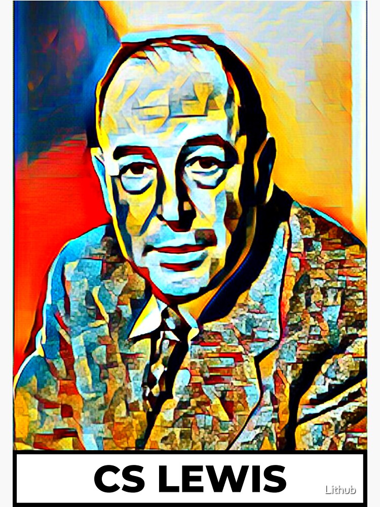 "CS Lewis Art | CS Lewis Portrait | CS Lewis Artwork " Sticker for Sale ...
