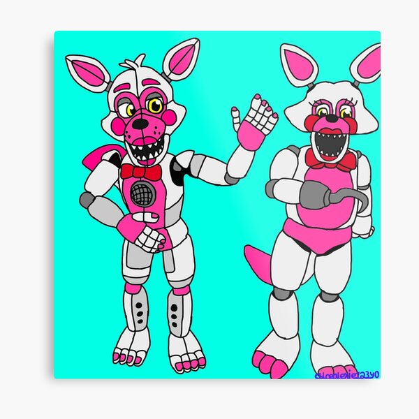 Fnaf Metal Prints | Redbubble