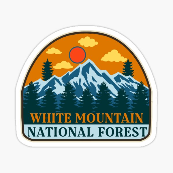 "White Mountain National Forest -Vintage" Sticker for Sale by Nature ...