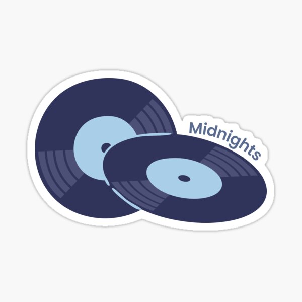"TS10 Midnights Vinyl" Sticker for Sale by BoldQuotes | Redbubble