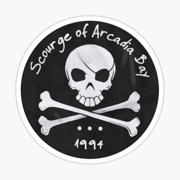 "Scourge of Arcadia Bay" Sticker by Grundelboy | Redbubble
