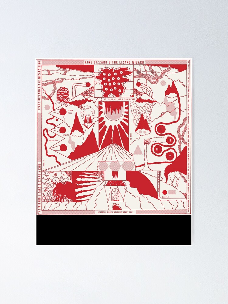 "King Gizzard and the Lizard Wizard The Castle in the Air Artwork ...