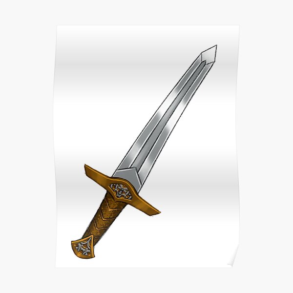 "Adventurer's Sword" Poster for Sale by thegoblinartist | Redbubble
