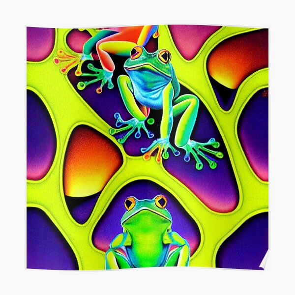 "Frogs #4" Poster for Sale by XanaduTheater | Redbubble