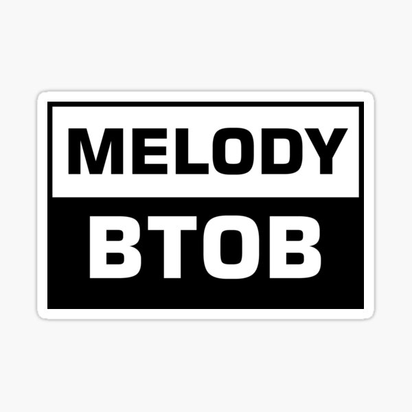 "BTOB - Melody" Sticker for Sale by dexta | Redbubble