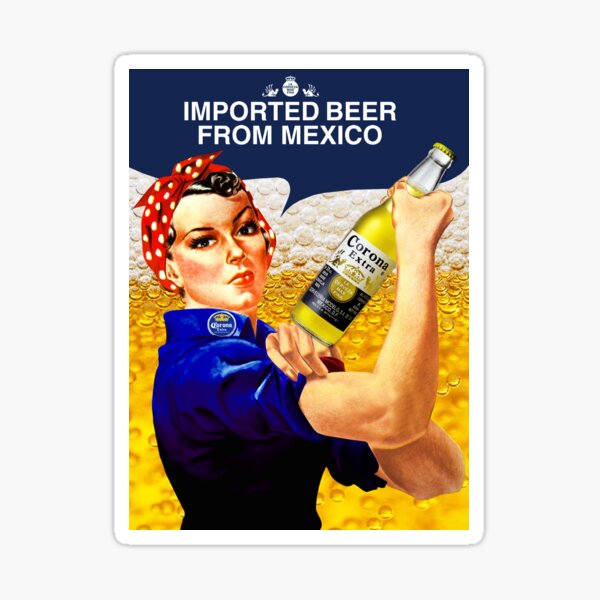 "The Blue of "Imported"" Sticker for Sale by christsnandez | Redbubble