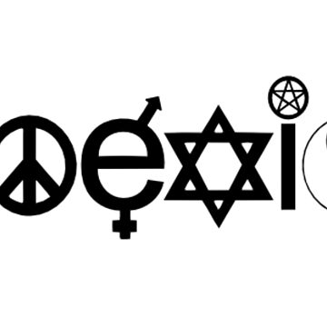 "coexist bumper" Sticker for Sale by alex sinno | Redbubble