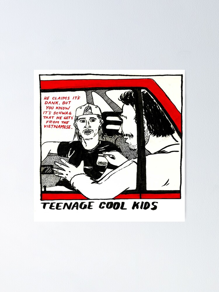 "Teenage Cool Kids" Poster for Sale by Sleepgazer | Redbubble