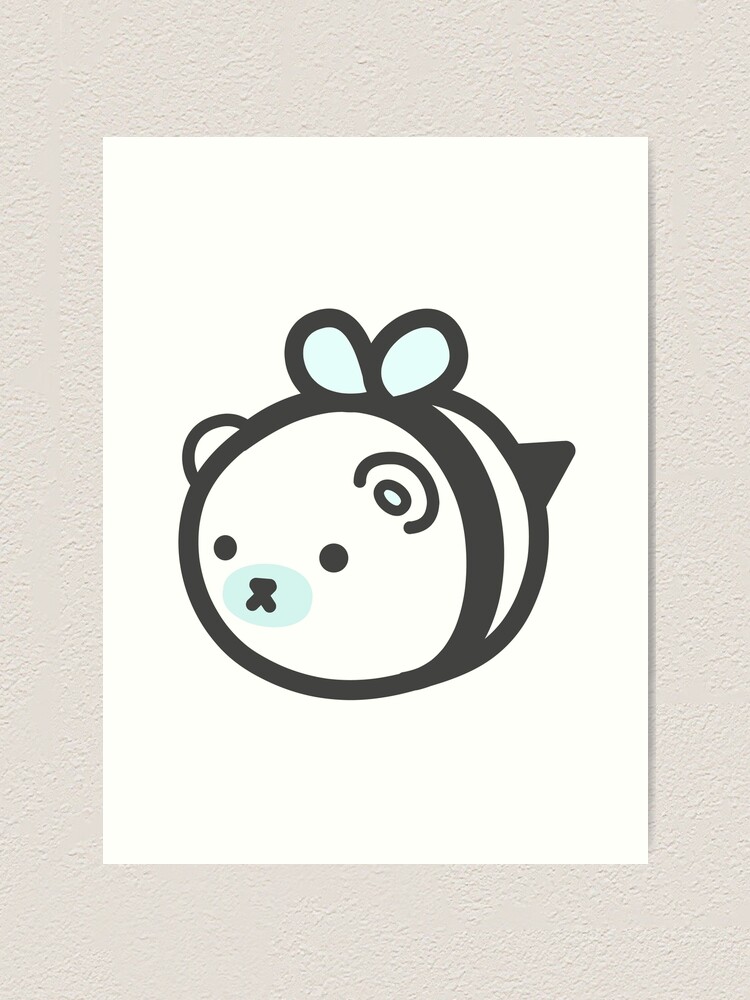 "Bumblebear Polarbee" Art Print by BountifulBean | Redbubble