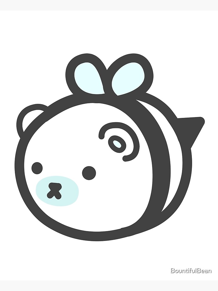 "Bumblebear Polarbee" Art Print by BountifulBean | Redbubble