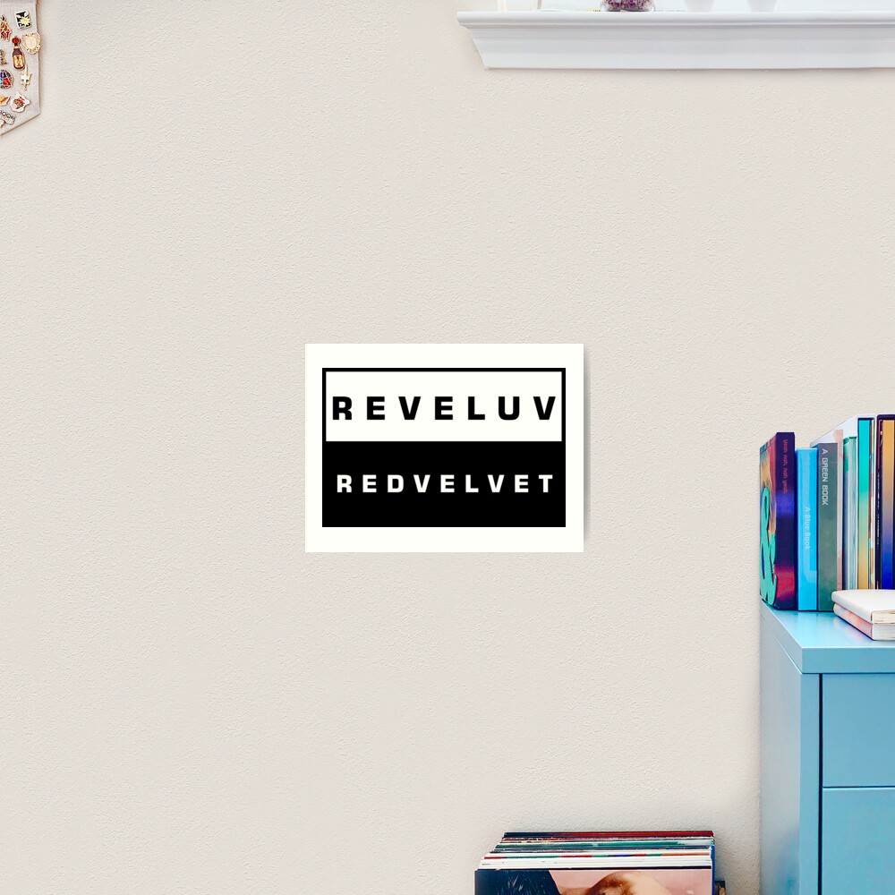 "reveluv - red velvet" Art Print by dexta | Redbubble