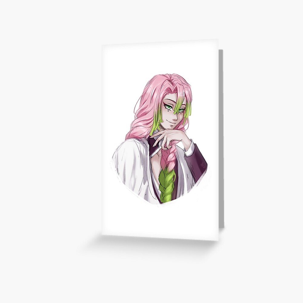 "Mitsuri Genderbend" Greeting Card for Sale by AkichiiSai | Redbubble