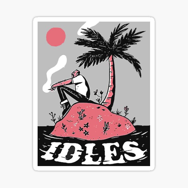 "top logo idles" Sticker for Sale by Morpegir77 | Redbubble