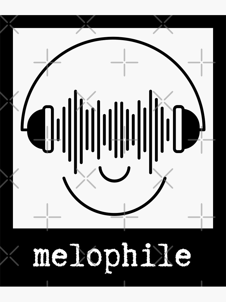 "Melophile (one who loves music)" Sticker for Sale by adlibmaria ...