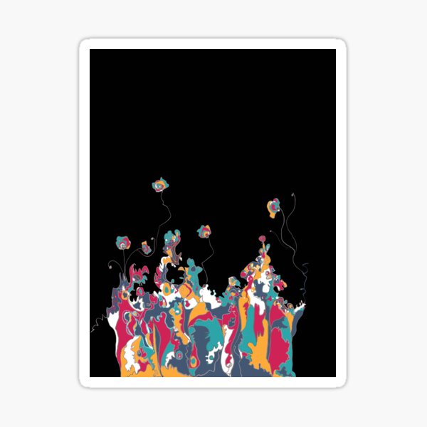 "Night Garden" Sticker for Sale by jaxreadydesigns | Redbubble