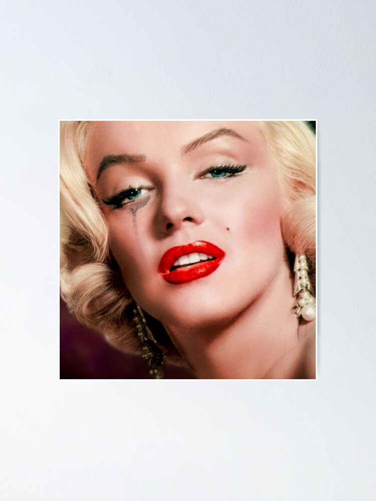 "Marlyin Blonde Sad Monrooe" Poster for Sale by KacyArt | Redbubble