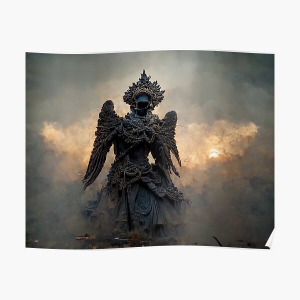 "Dystopian indonesian garuda statue" Poster for Sale by zomgwtfbekjam ...