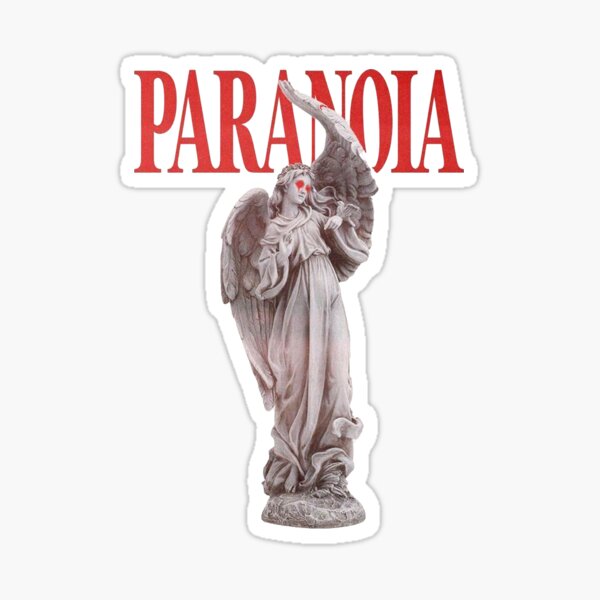 "paranoia" Sticker for Sale by senarch | Redbubble