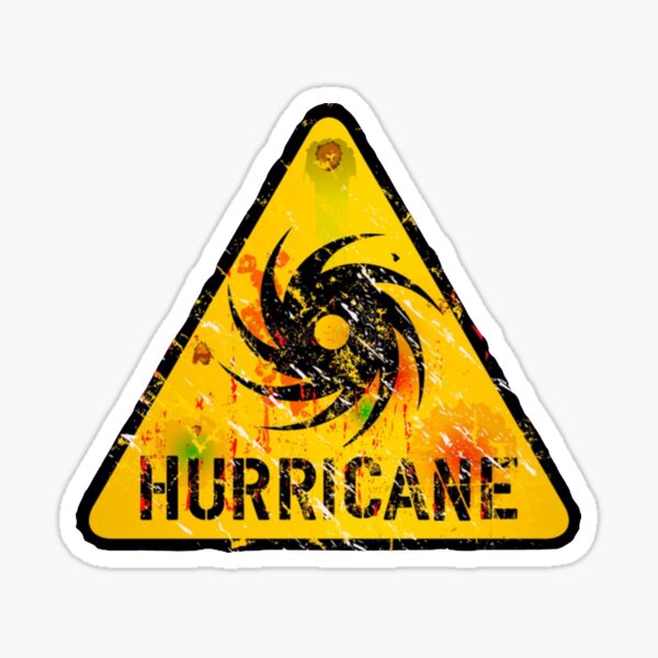 "Hurricane" Sticker for Sale by Mihraone | Redbubble