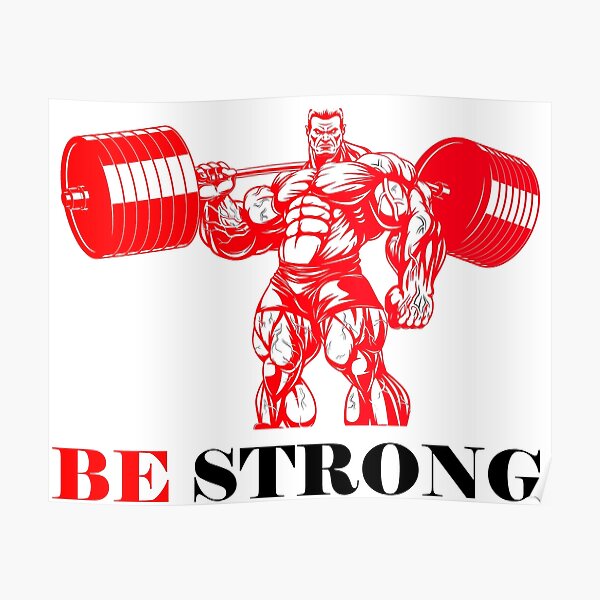 "Be Strong" Poster for Sale by serkilic | Redbubble