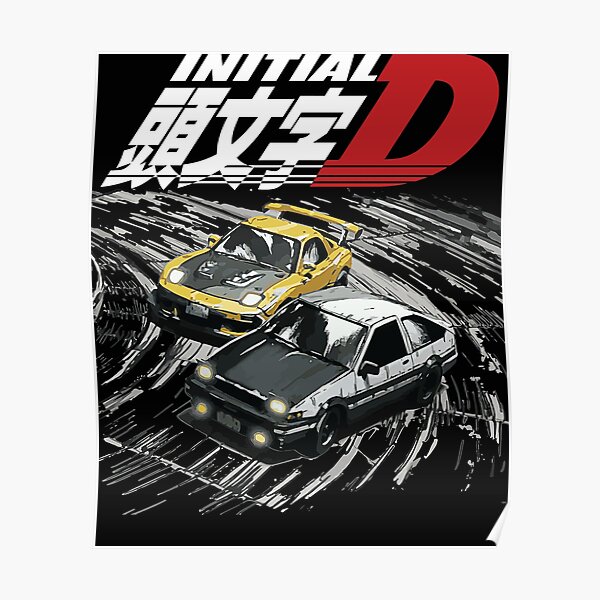 "Initial D 13" Poster for Sale by JamelHarris | Redbubble