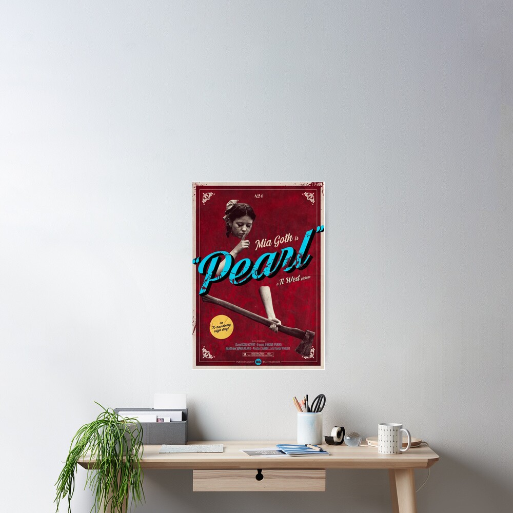 "Vintage "Pearl - A24"" Poster for Sale by hilarysneed06 | Redbubble