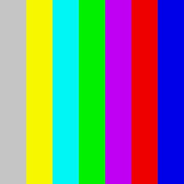 "Retro TV Pattern, No Signal Test Card Color Bars Television Pattern ...