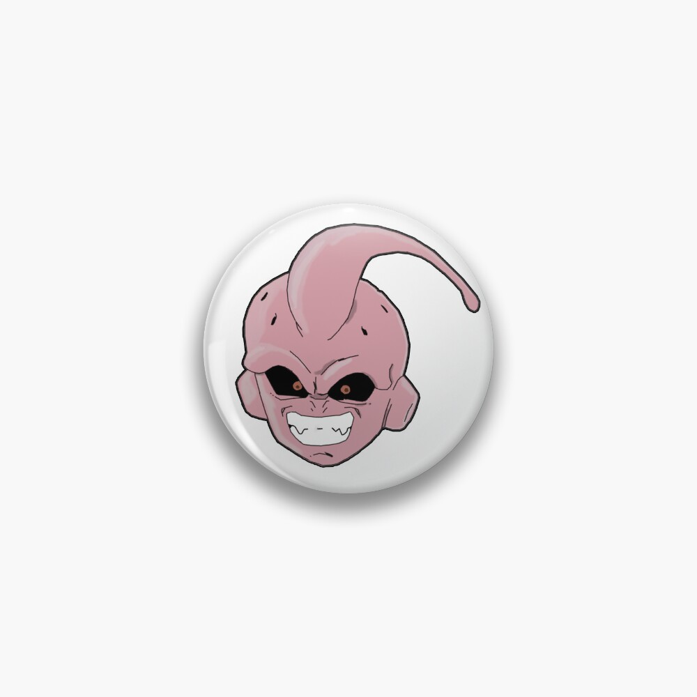 "Kid Buu Smile (face only)" Sticker for Sale by TruPaeganArt | Redbubble