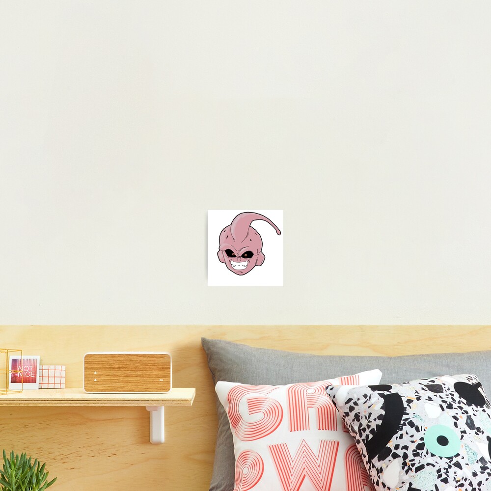 "Kid Buu Smile (face only)" Sticker for Sale by TruPaeganArt | Redbubble