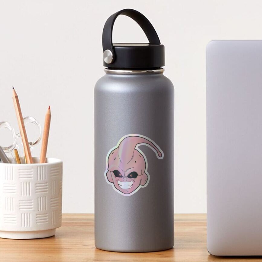 "Kid Buu Smile (face only)" Sticker for Sale by TruPaeganArt | Redbubble
