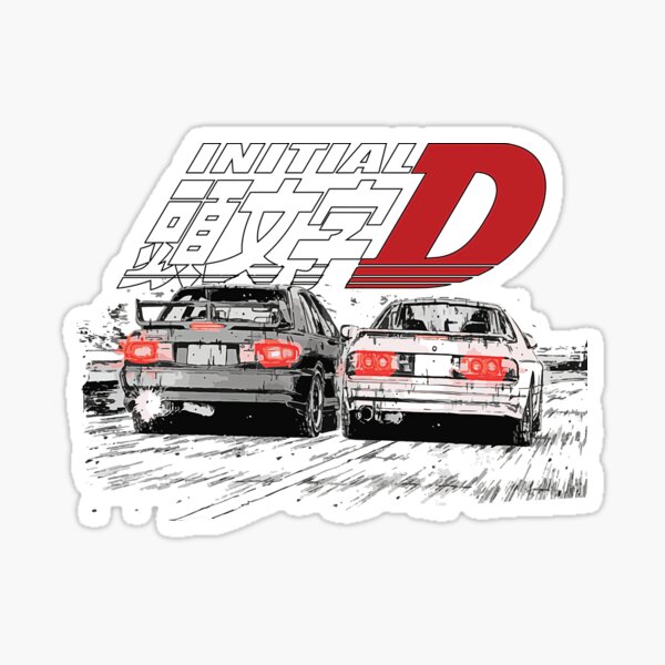 "Initial D 2" Sticker for Sale by JamelHarris | Redbubble