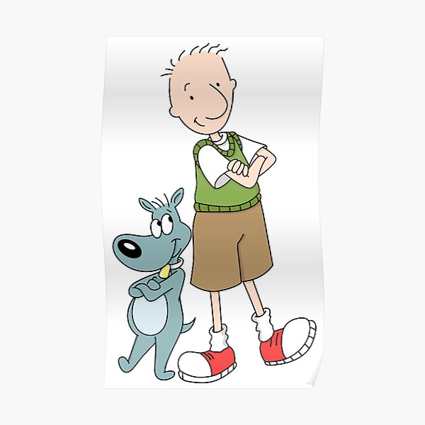 "Doug & Porkchop" Poster for Sale by artxlife | Redbubble