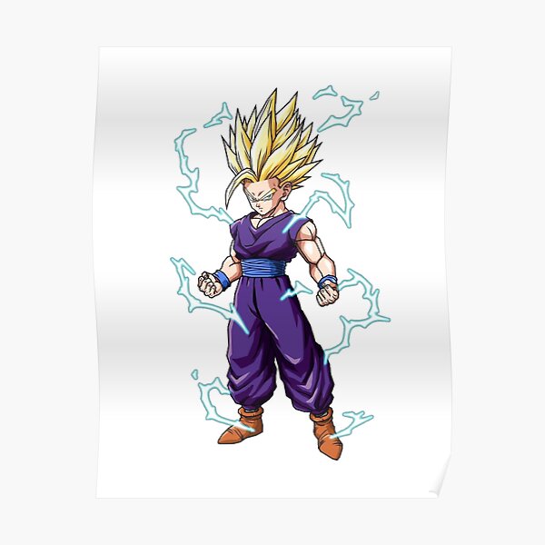 "Gohan ssj2" Poster for Sale by ZORO-DESIGN | Redbubble