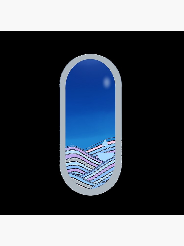 "transgender ocean with an adorable boat in a plane window" Poster for ...