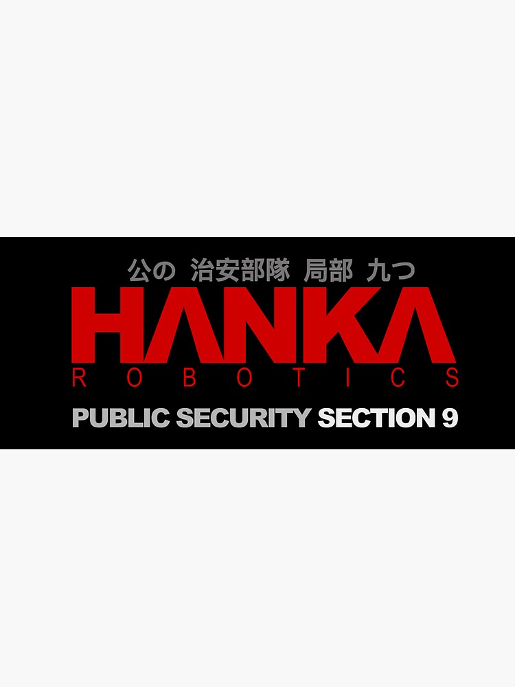 "Ghost In The Shell - Hanka Robotics" Sticker for Sale by UnconArt ...