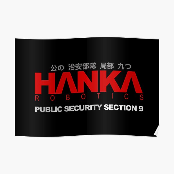 "Ghost In The Shell - Hanka Robotics" Poster for Sale by UnconArt ...