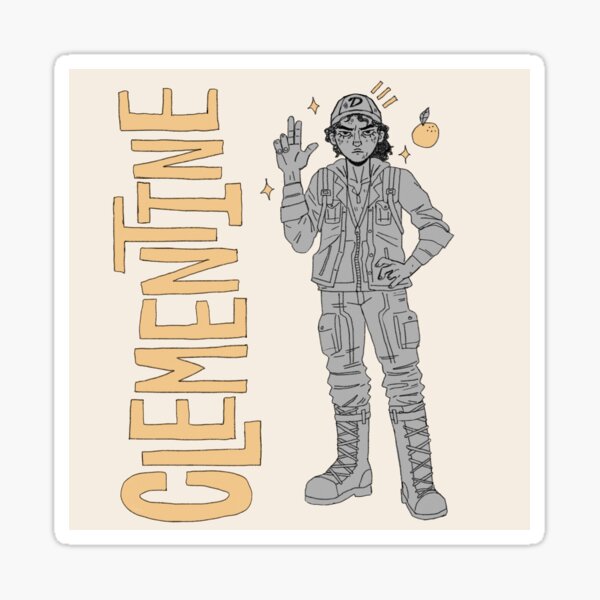 "Clementine" Sticker for Sale by Abh-arties | Redbubble
