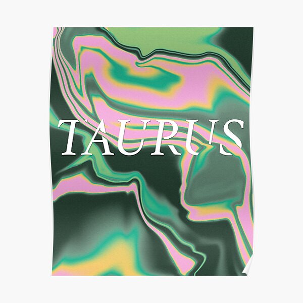 "Zodiac Sign Gradient - Taurus" Poster for Sale by EatAstronauts | Redbubble