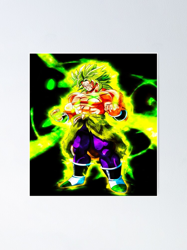 "broly" Poster for Sale by SatourHM | Redbubble