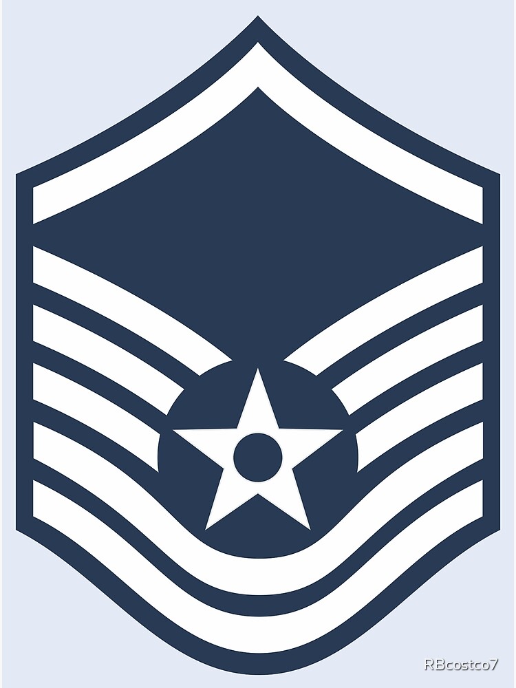 "Air Force Master Sergeant Stripes" Poster for Sale by RBcostco7 ...