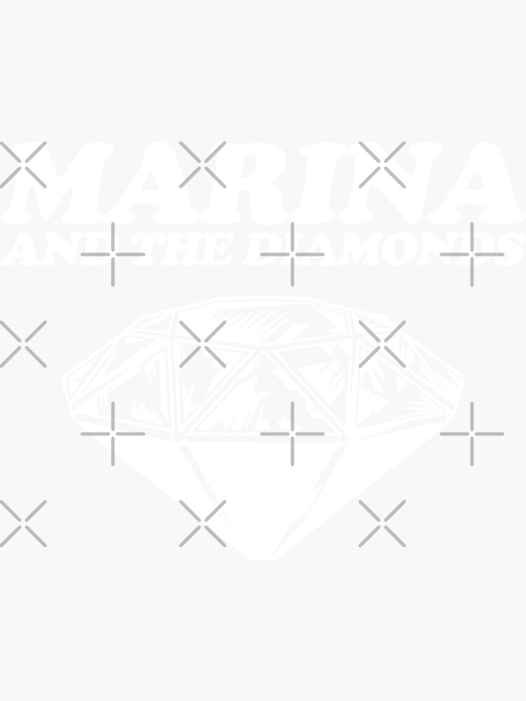 "Marina And The Diamonds Merch Diamond" Sticker for Sale by RedhirZo ...