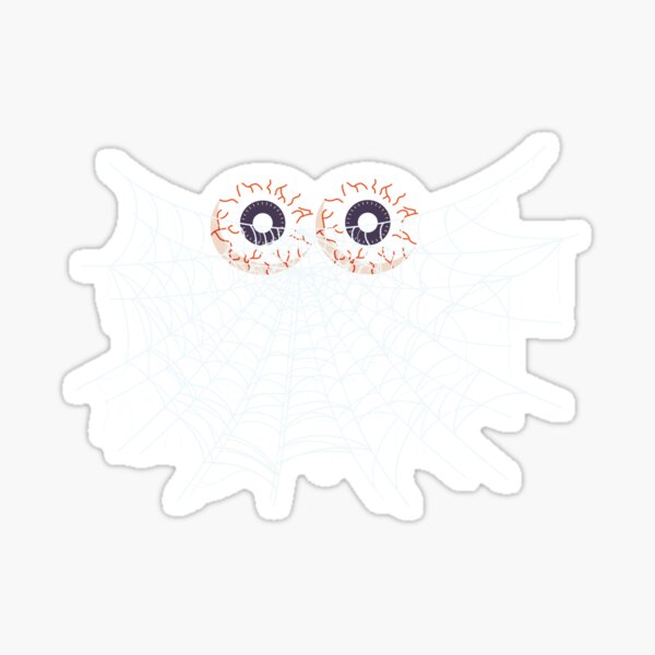 "scary eyes" Sticker for Sale by clubart80s | Redbubble
