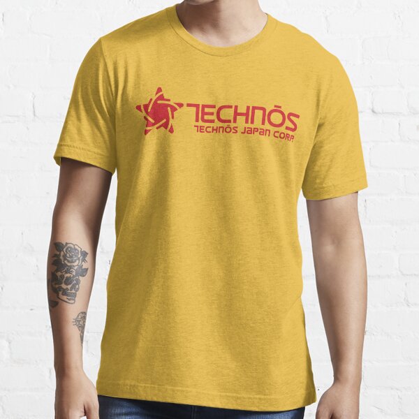 "Technos Japan" T-shirt for Sale by ropified | Redbubble | arcade t ...