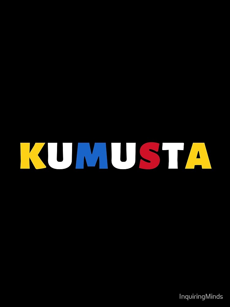 "Hi Kumusta Tagalog Filipino Greetings" Poster for Sale by ...