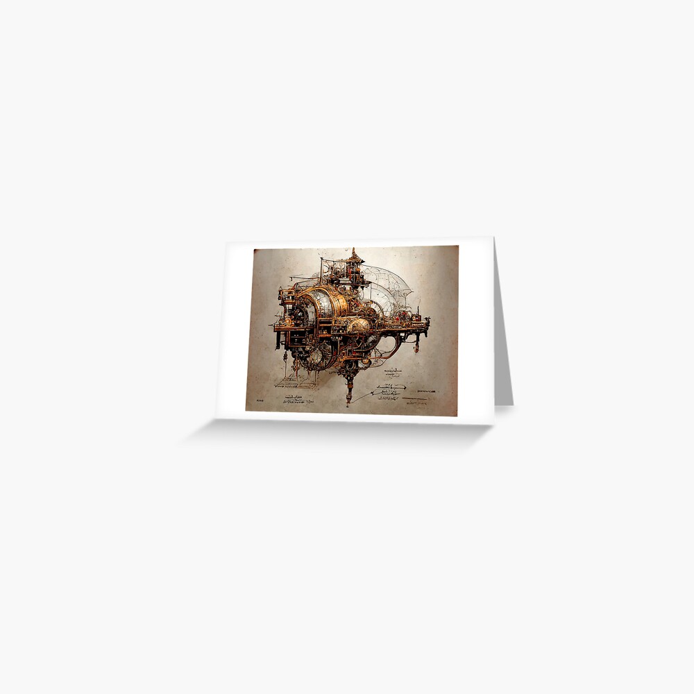 "STEAMPUNK TECHNICAL SCHEMATIC" Poster by Neo-Pictor | Redbubble